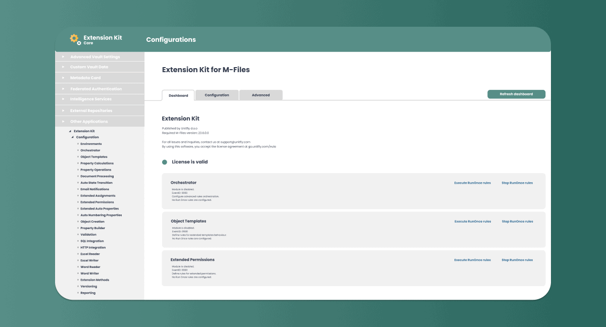 Free trial - Extension Kit for M-Files | Unitfly